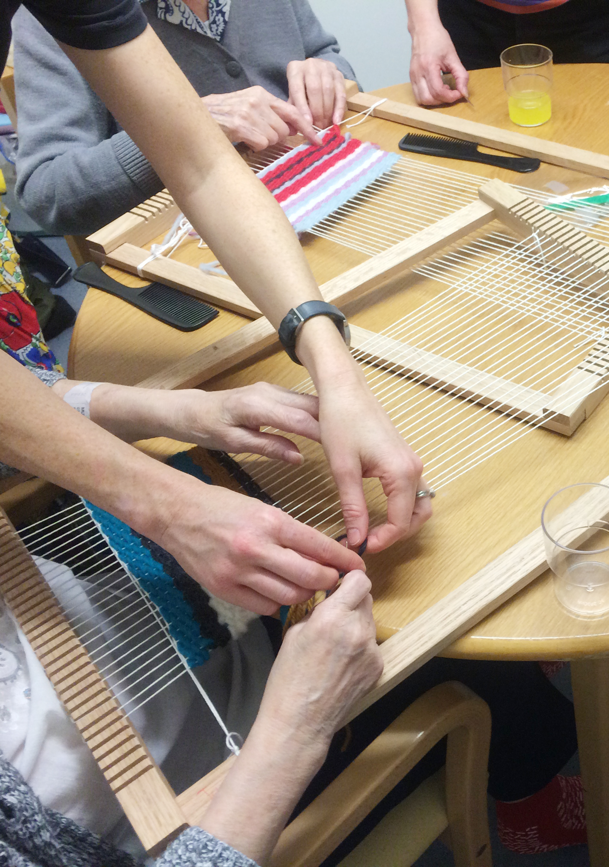Weaving at the Royal Infirmary